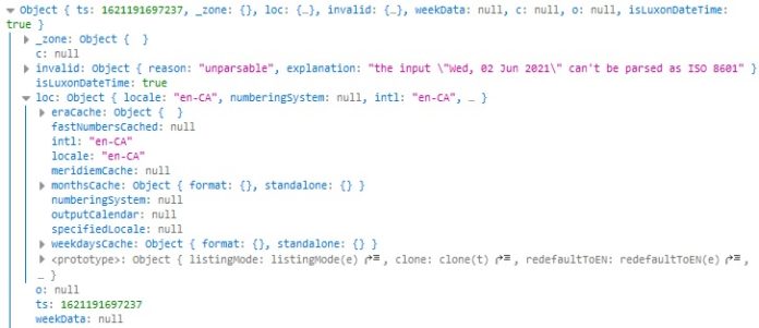 Parsing Dates And Time Using Luxon
