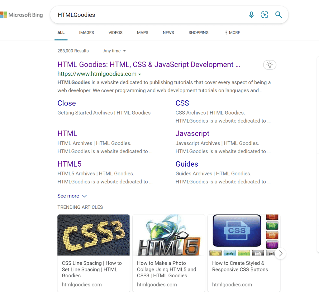 Search Engine Optimization Tips for Bing | HTMLGoodies.com
